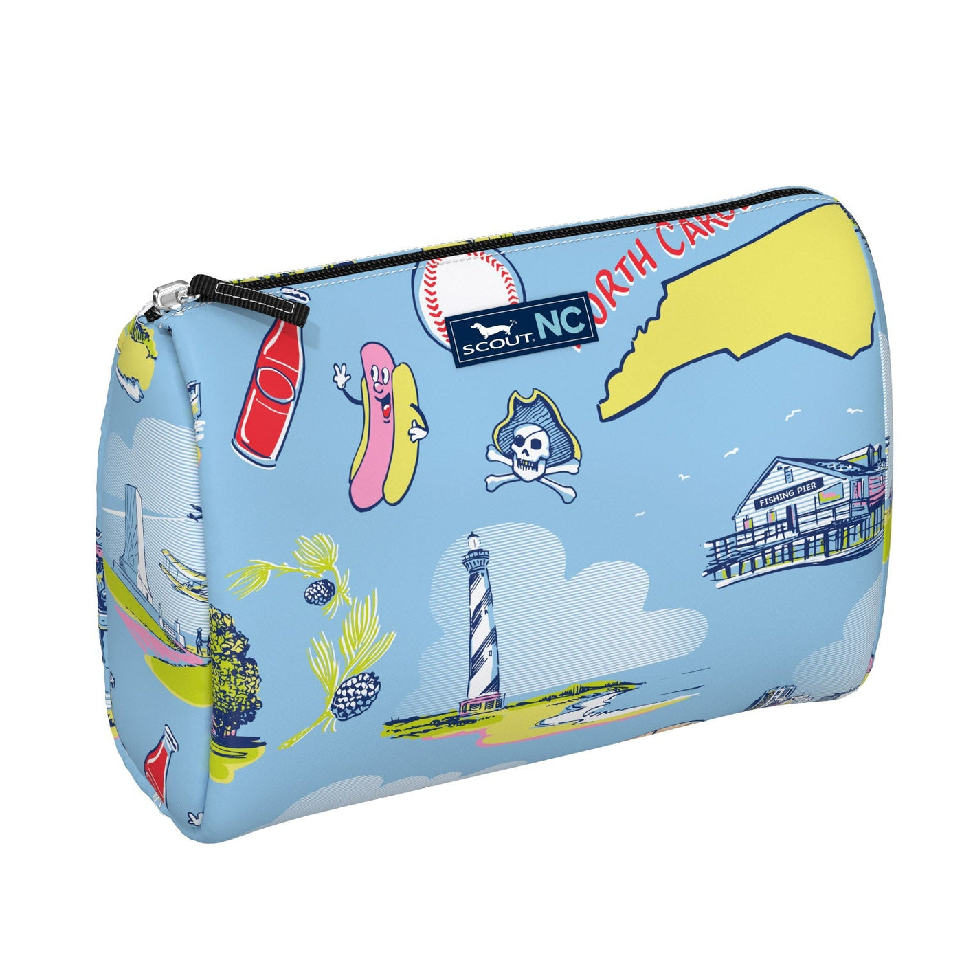 Packin' Heat Makeup Bag - North Carolina Pattern | SCOUT Bags