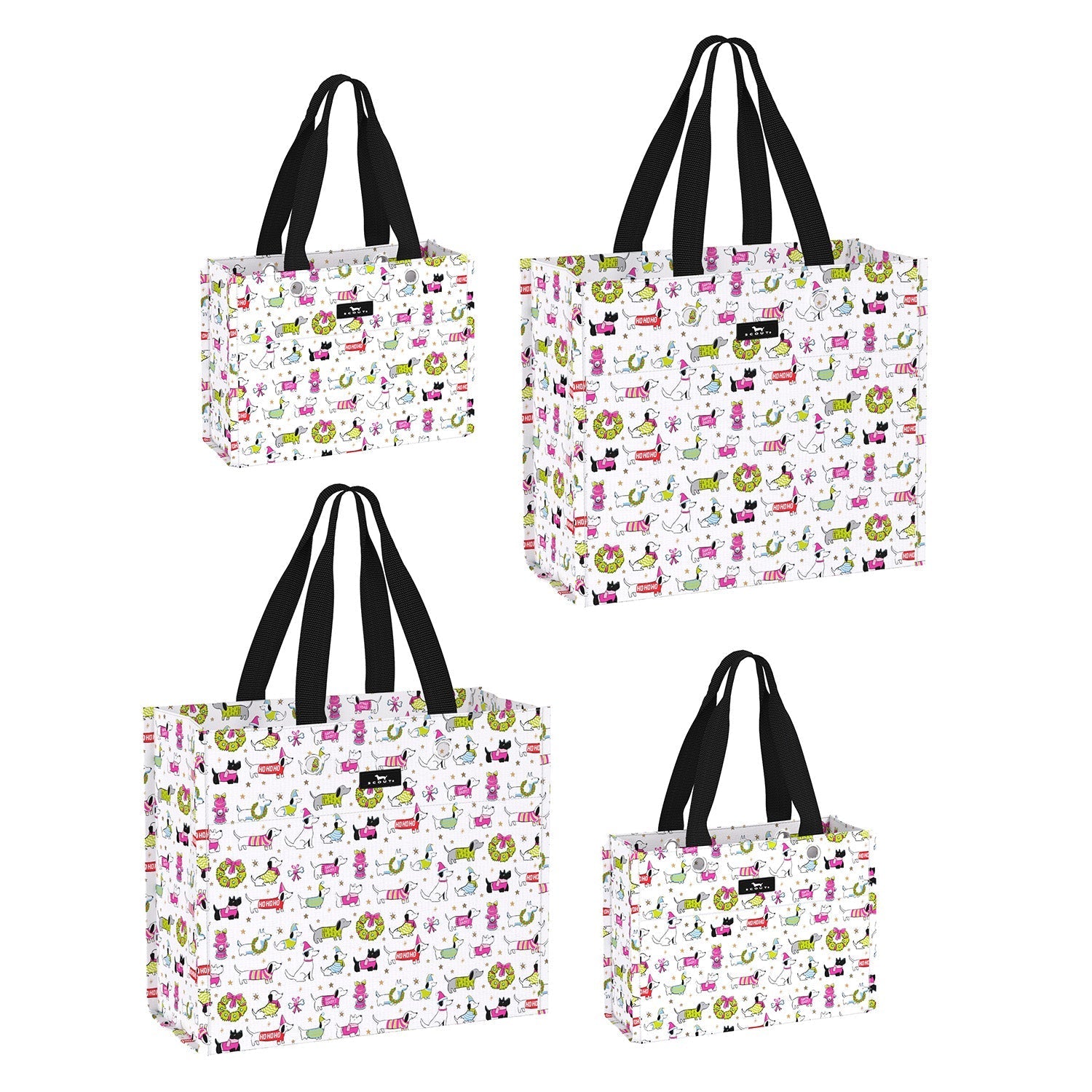 Gift Bag Mixed Set of 4 - O Howly Night Pattern | SCOUT Bags