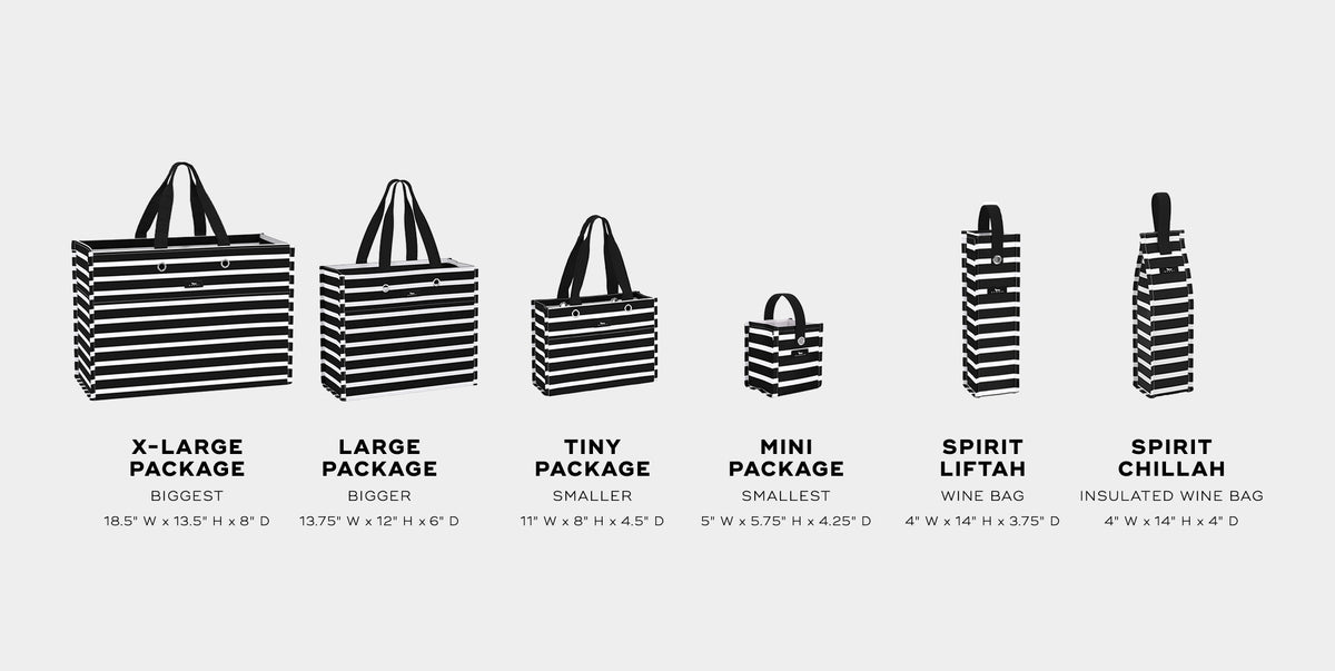 Gift Bag Size Chart | SCOUT Bags